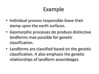 Fundamental concepts of geomorphology | PPTX