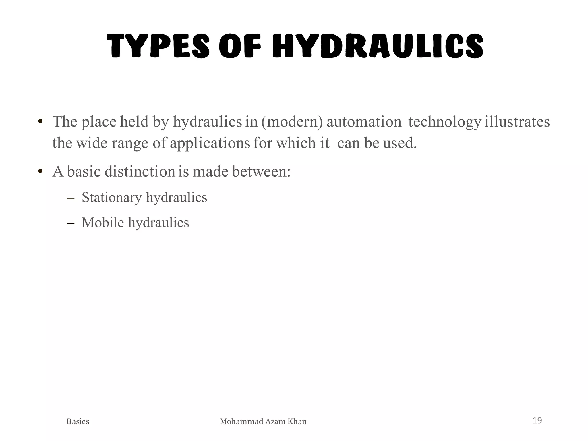 Basic Hydraulics | PDF