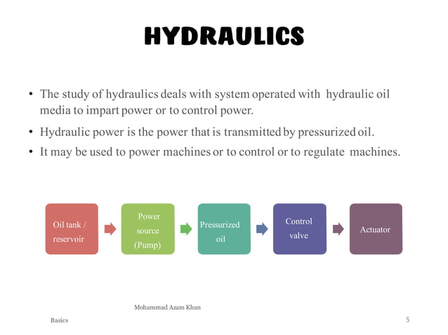 Basic Hydraulics | PDF