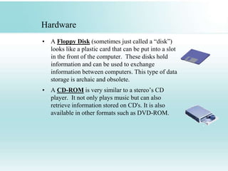 Computre Basics and Hardware | PPT | Operating Systems | Computer ...