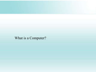 Computre Basics and Hardware | PPT | Operating Systems | Computer ...