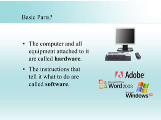 Computre Basics and Hardware | PPT | Operating Systems | Computer ...