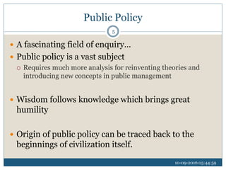 01 basics of public policy | PPT