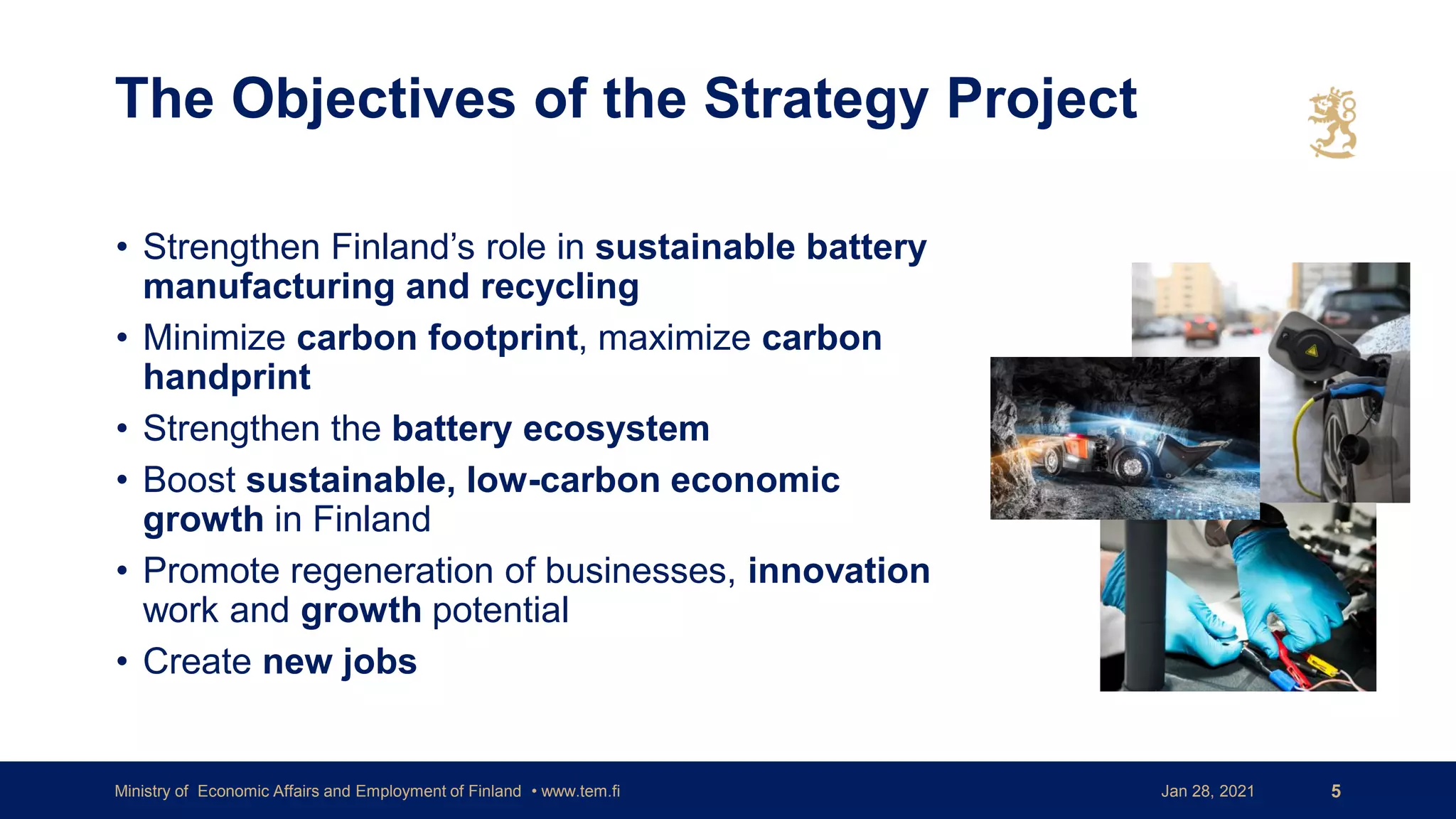 eFlow kick-off webinar 18 Feb 2025: National Battery Strategy 2025 | PDF