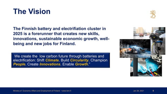 eFlow kick-off webinar 18 Feb 2025: National Battery Strategy 2025 | PPT