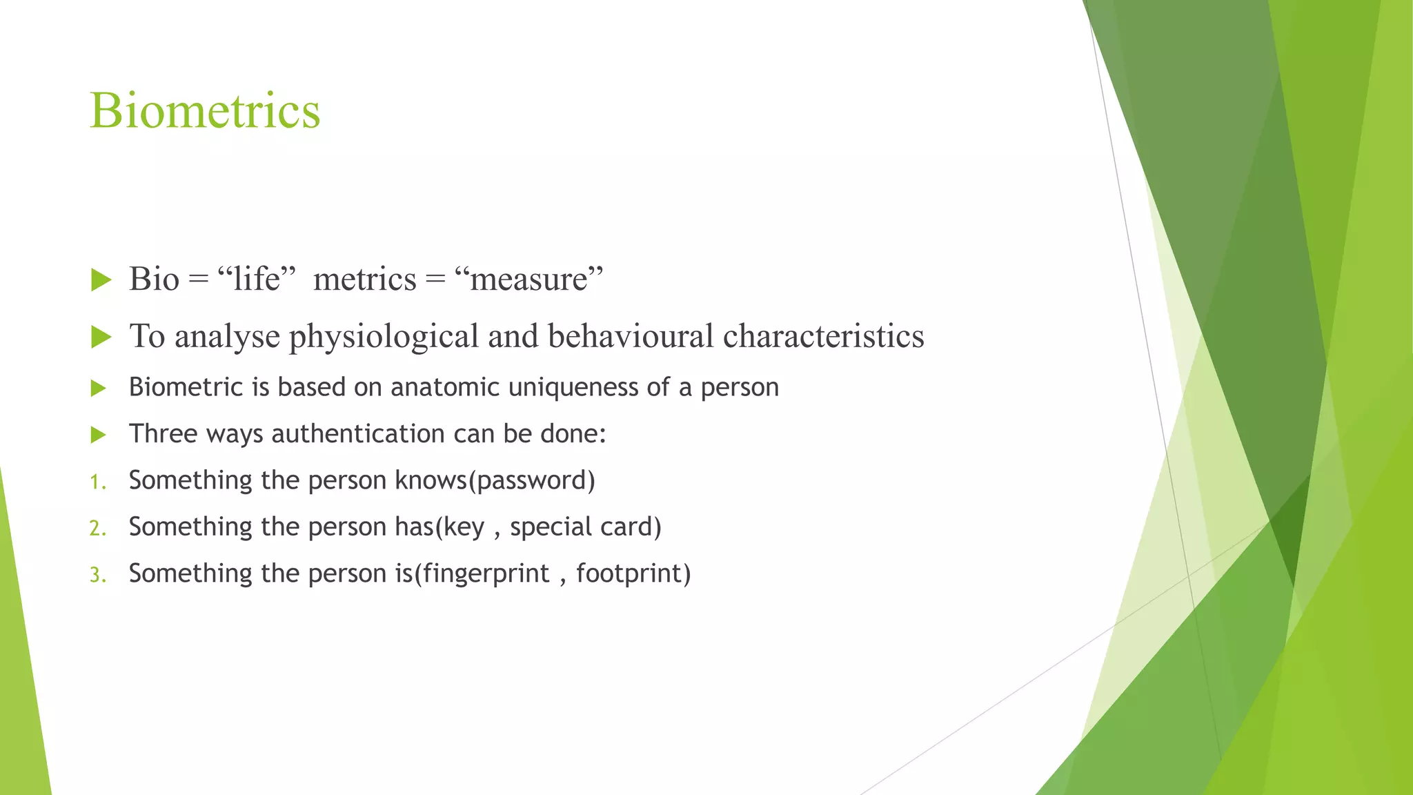 Correlation Based Fingerprint Liveness Detection Ppt