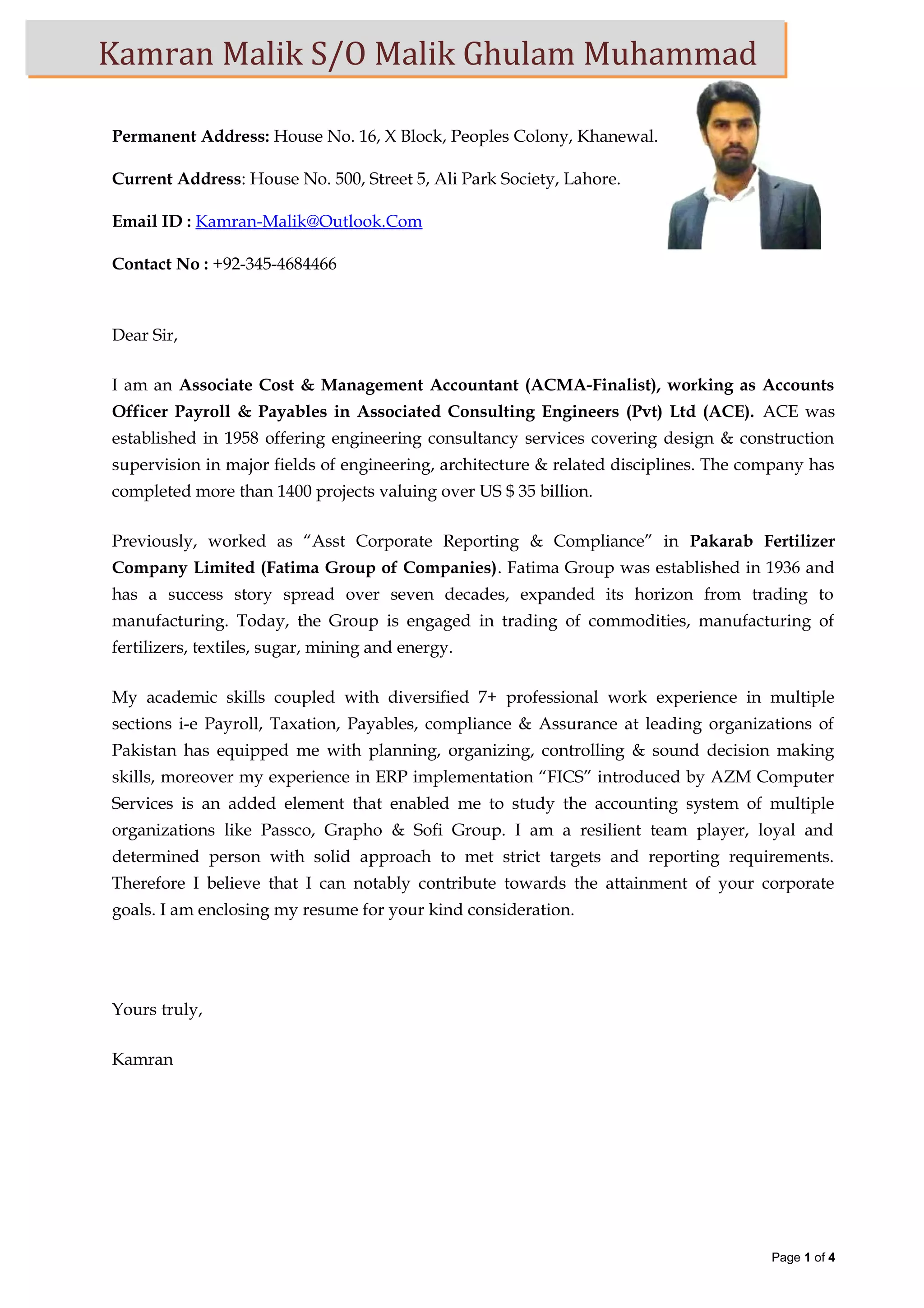 Kamran's CV | DOC