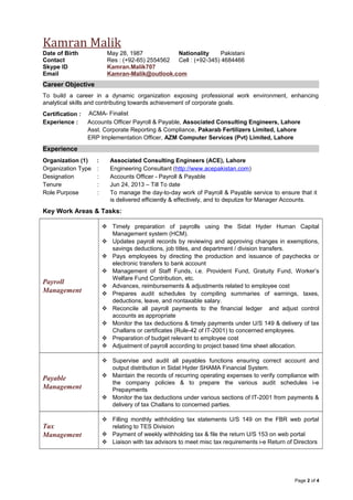 Kamran's CV | DOC