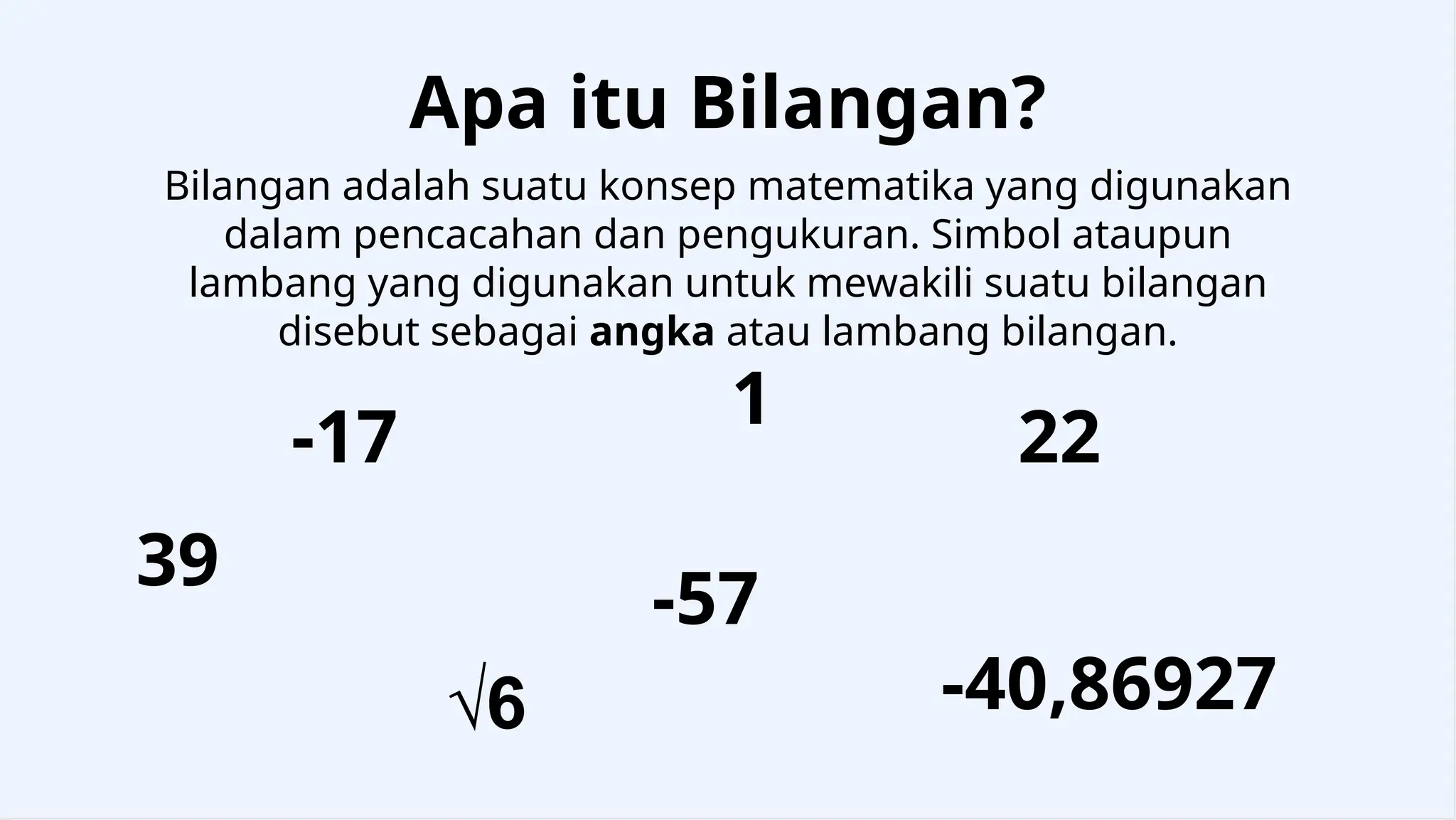 bilangan matematika untuk perguruan tinggi | PPTX