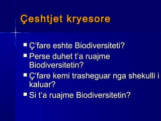 01 biodiversity and conservation biology | PPT