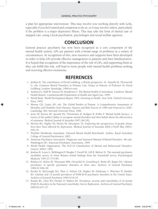 General Practice Psychiatry | PDF