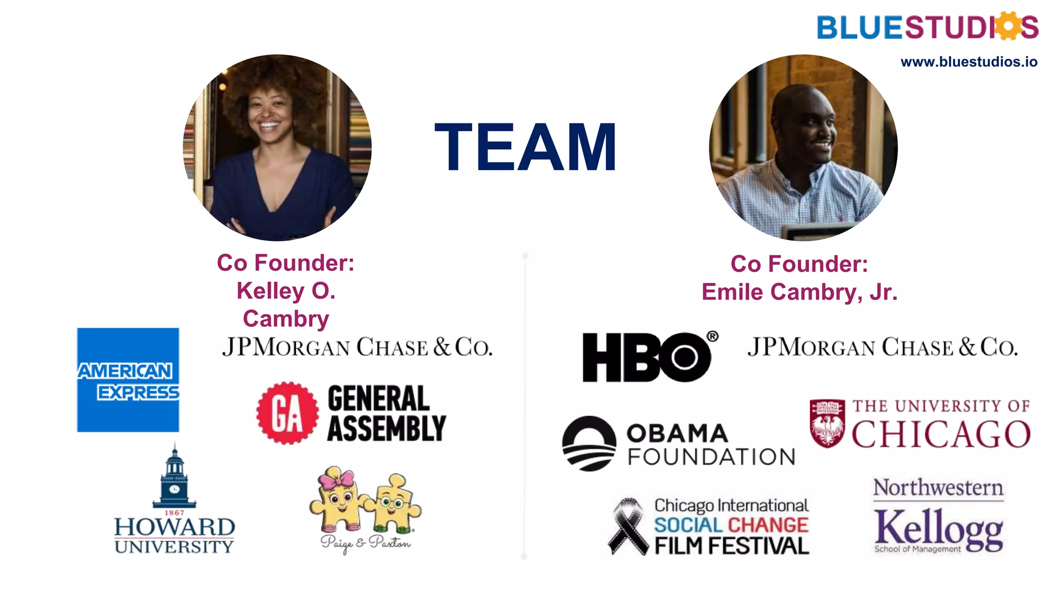 Blue Studios - Batch 25 Demo Day | PPT