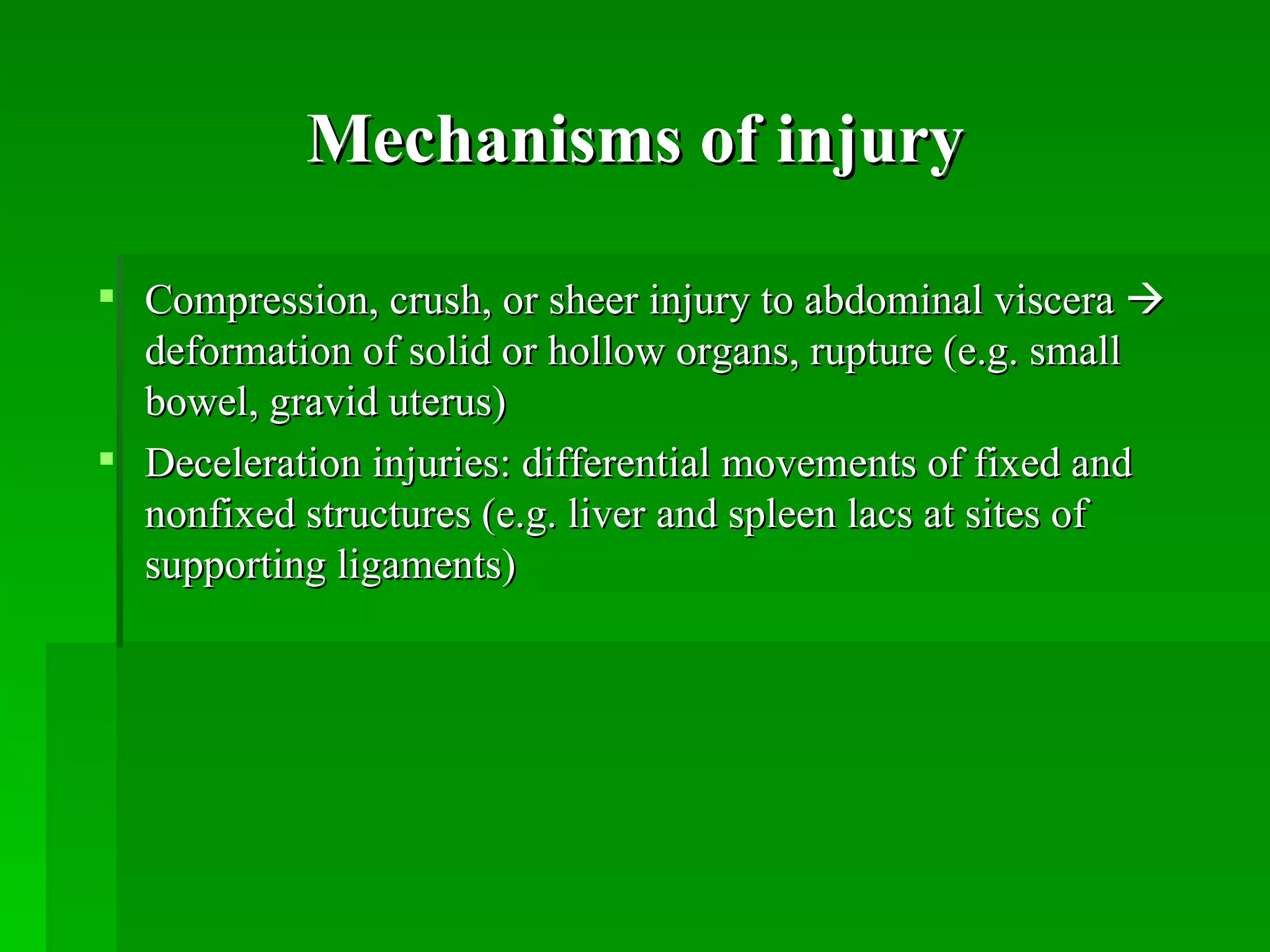 01 blunt abdominal trauma | PPT