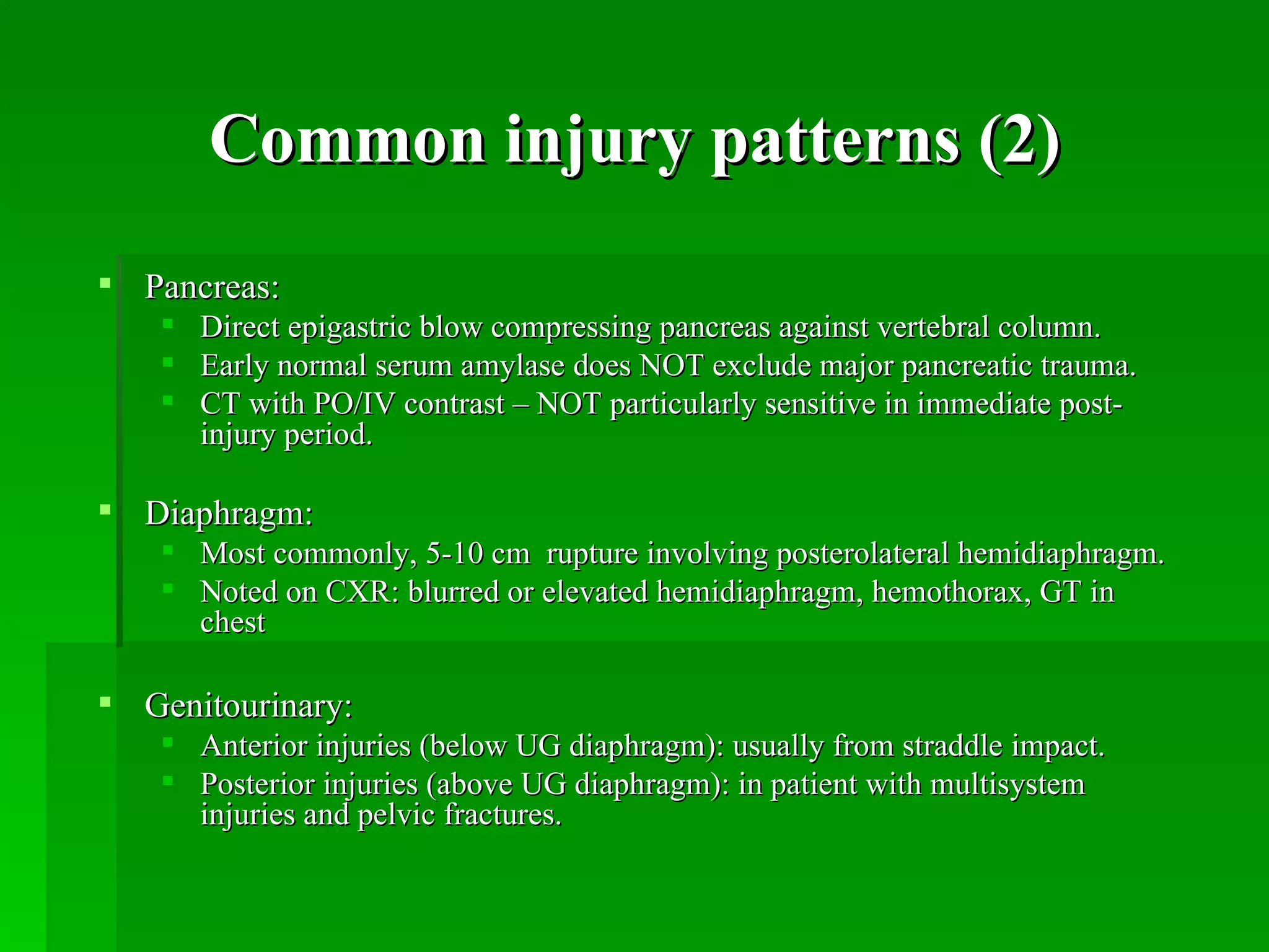 01 blunt abdominal trauma | PPT