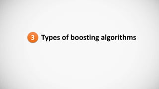 Boosting Approach to Solving Machine Learning Problems | PPTX