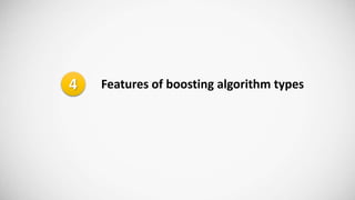 Boosting Approach to Solving Machine Learning Problems | PPTX
