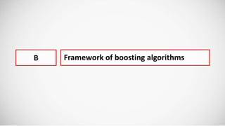 Boosting Approach to Solving Machine Learning Problems | PPTX