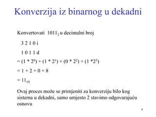 01 _ Brojni sistemi i predstavljanje brojeva _ 2013.ppt