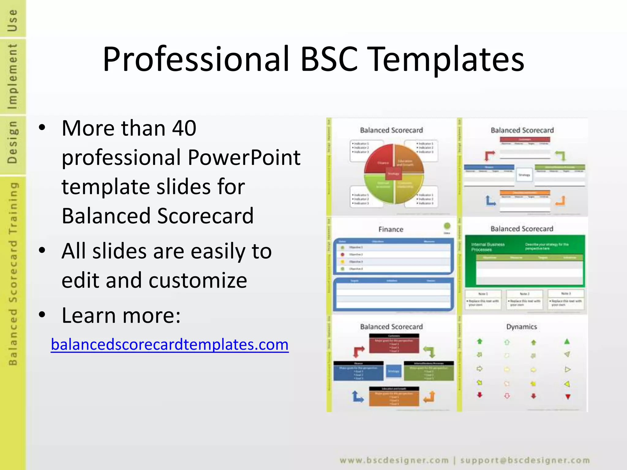 01_bsc-templates.ppt | Desktop Publishing | Computer Software and ...
