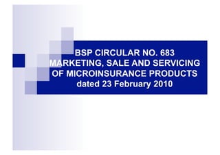 BSP Circular no. 683 | PDF