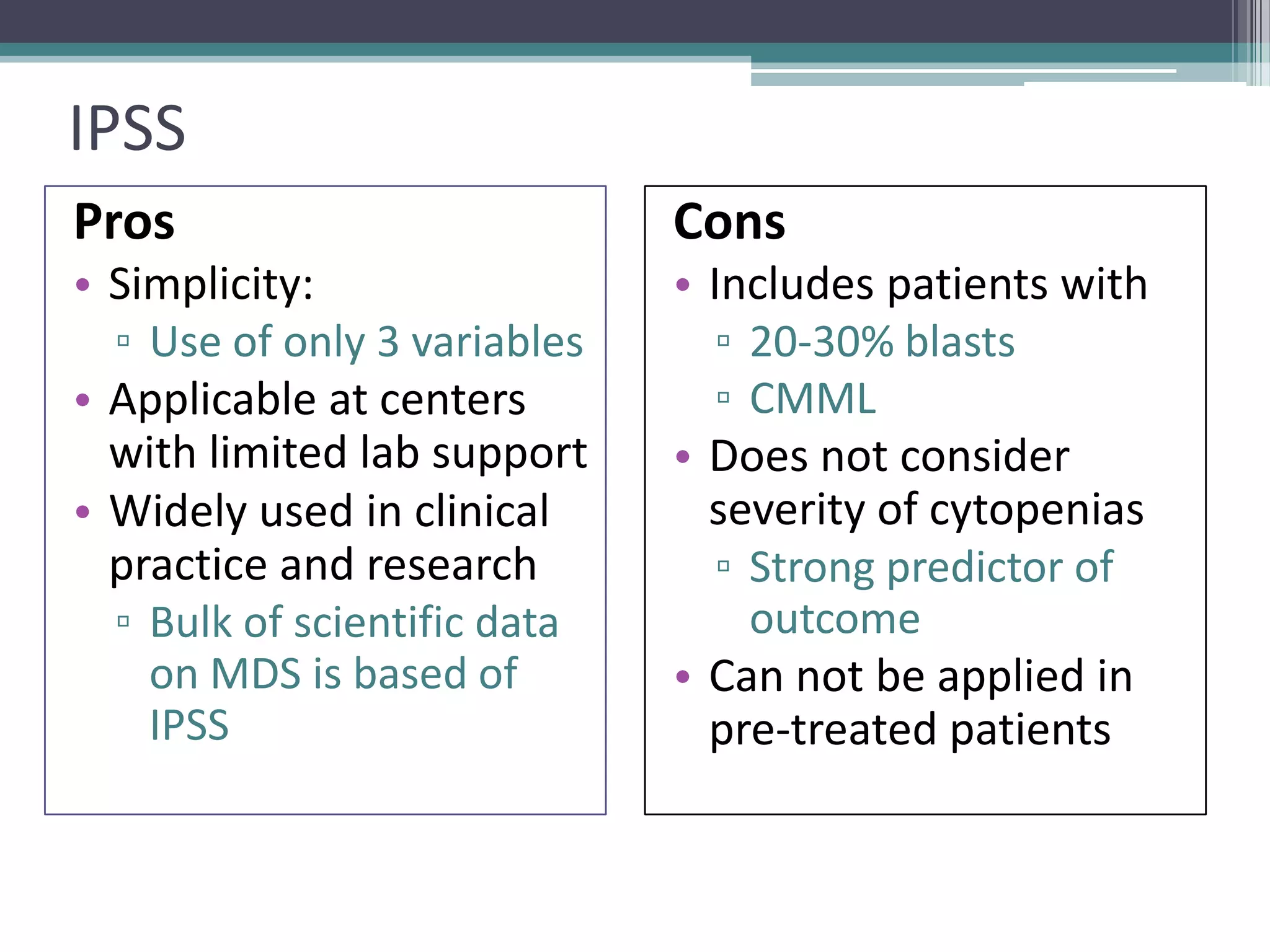 MDS Classification by Subhash Varma | PPTX