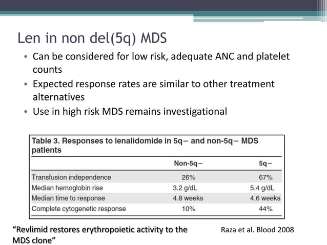 MDS Classification by Subhash Varma | PPTX | Blood Disorders | Diseases ...