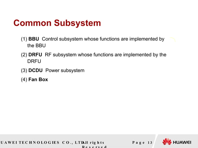 01 Bts3900 System Structure | PPT | Computer Peripherals | Computing
