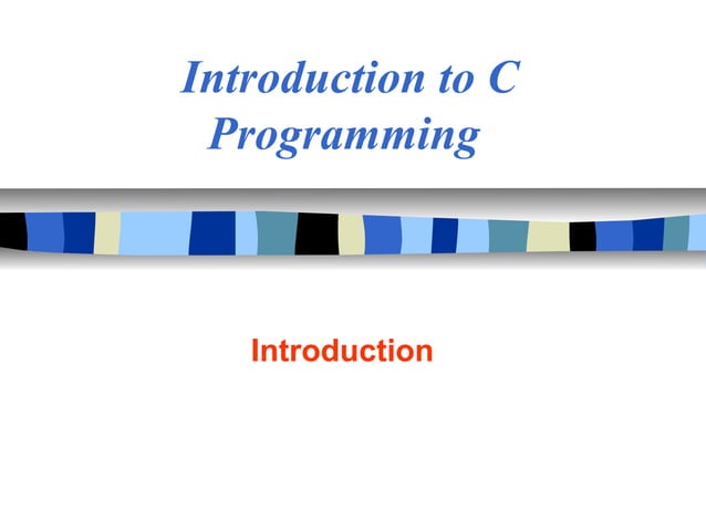 C PROGRAMMING | PPT