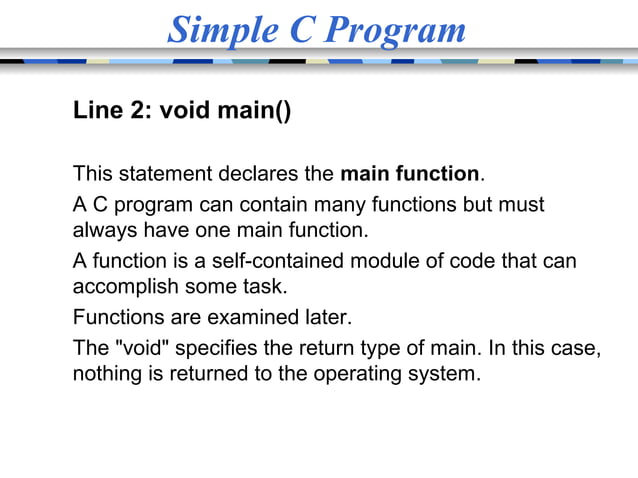 C PROGRAMMING | PPT | Programming Languages | Computing