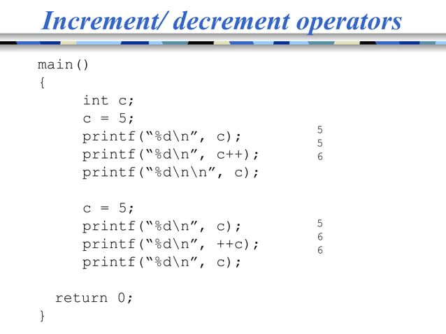 C PROGRAMMING | PPT | Programming Languages | Computing