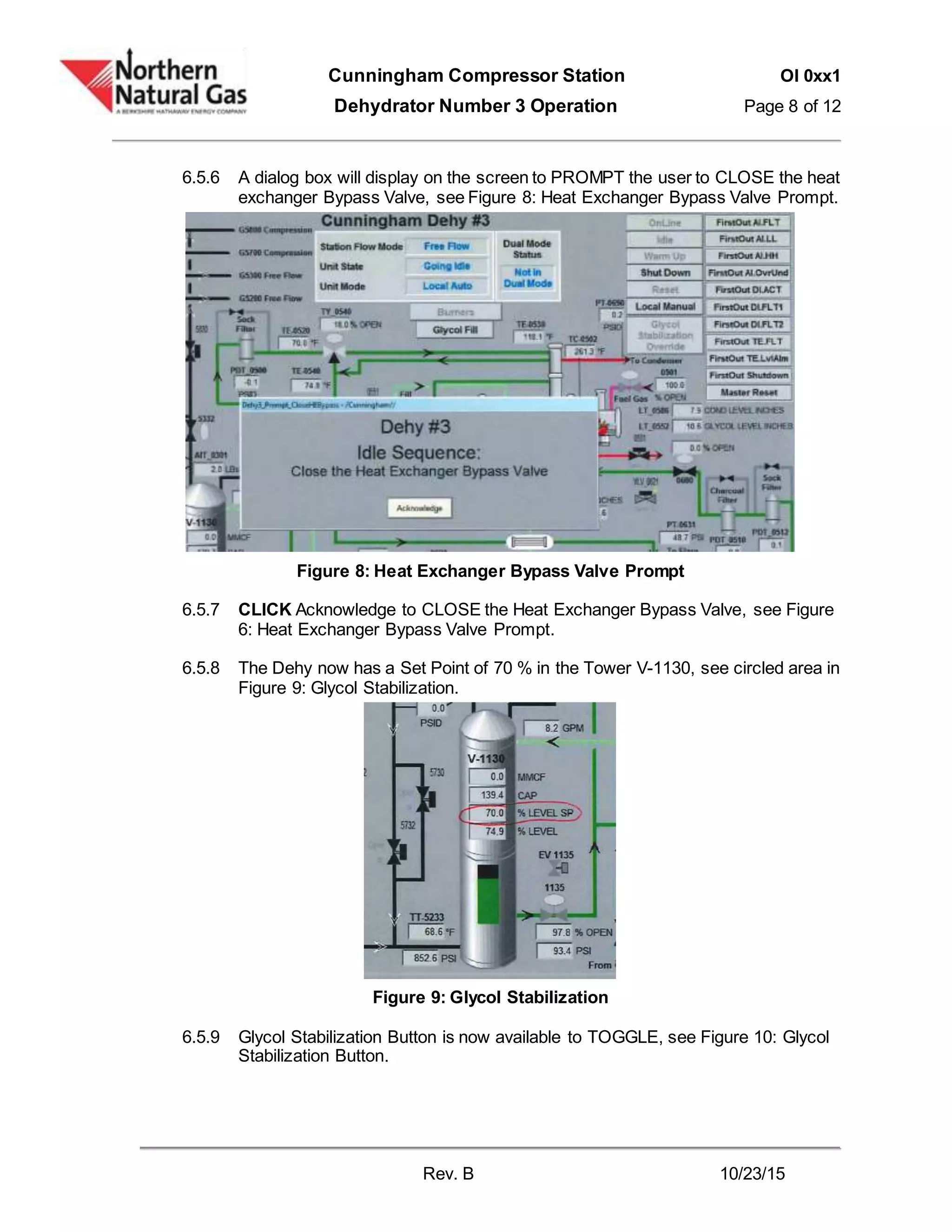OI-0XX1 Cunningham Compressor Station Dehy 3 Operations | DOCX