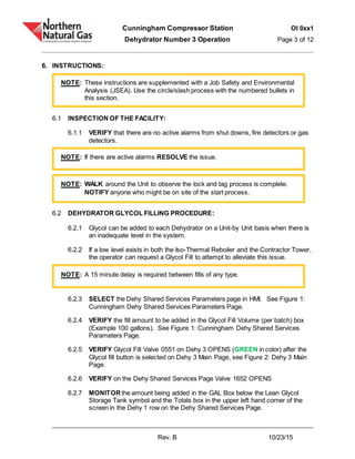 OI-0XX1 Cunningham Compressor Station Dehy 3 Operations | DOCX