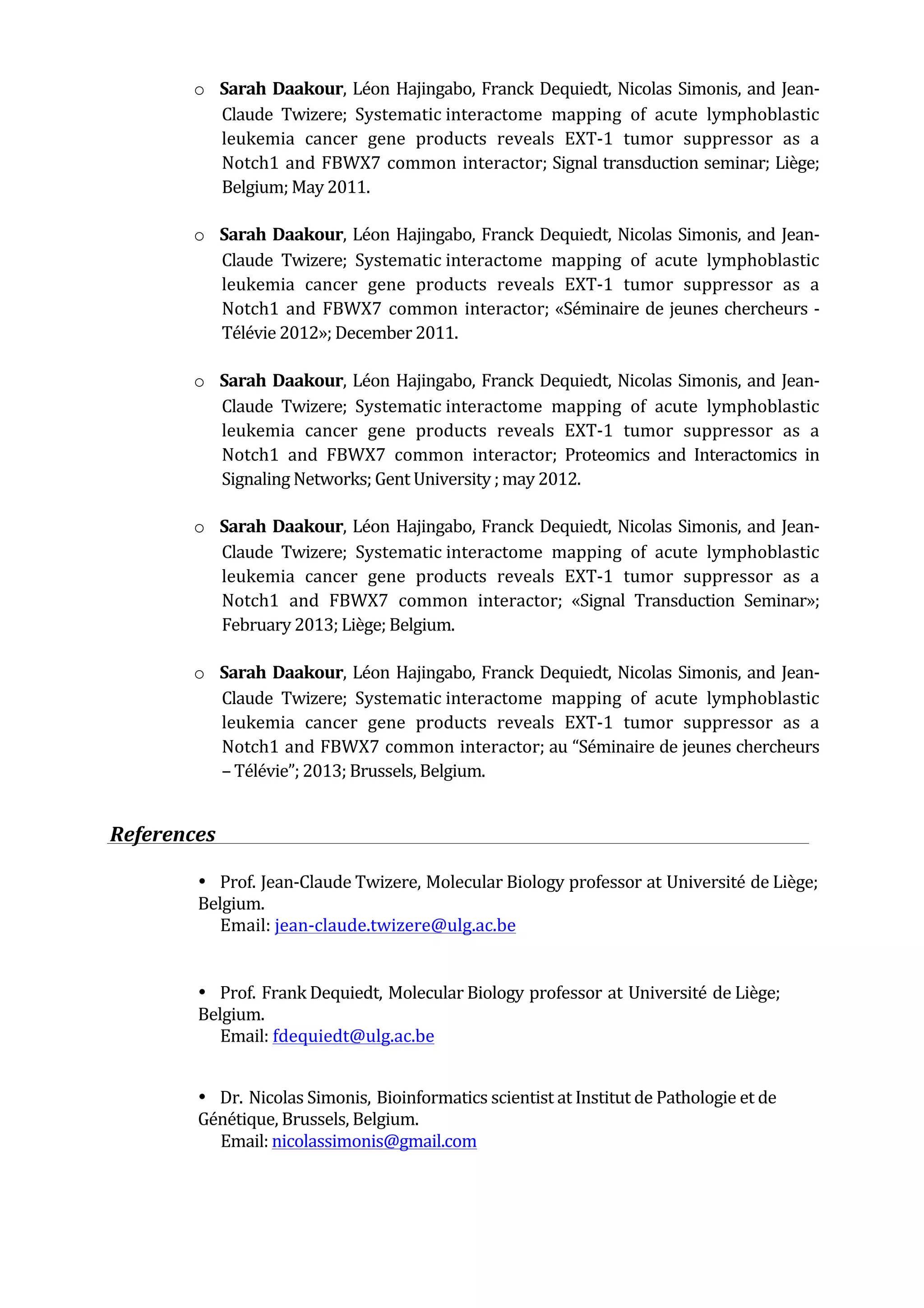 curriculum vitae-Sarah daakour | PDF