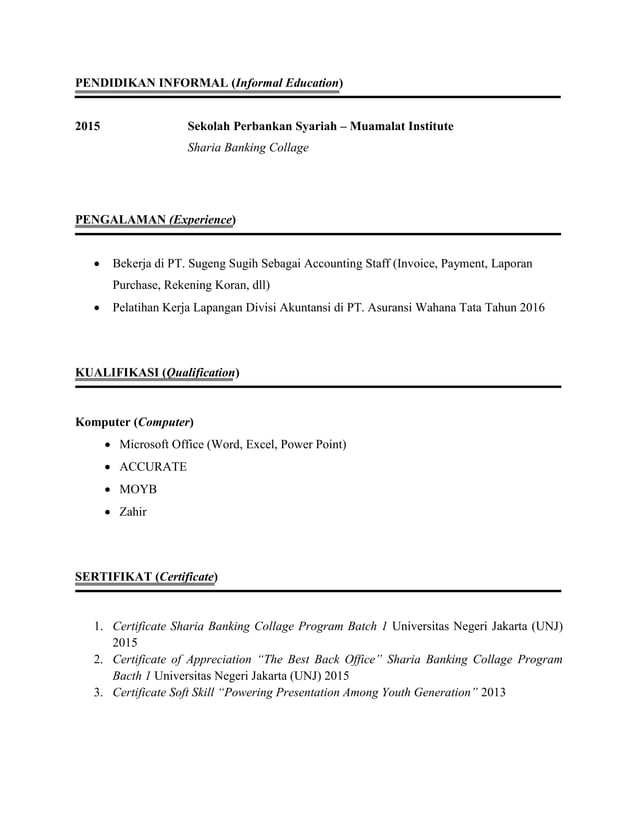 Curriculum Vitae (CV) | PDF