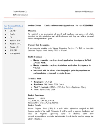 Sushma_resume | PDF