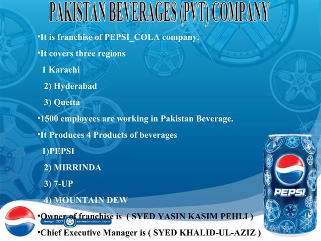 PEPSI PRESENTATION (ppt) | PPT