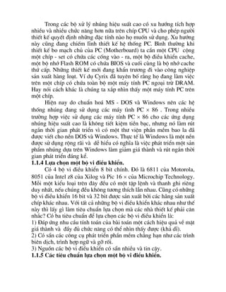 01 Các bộ Vi Điều Khiển 8051 | PDF