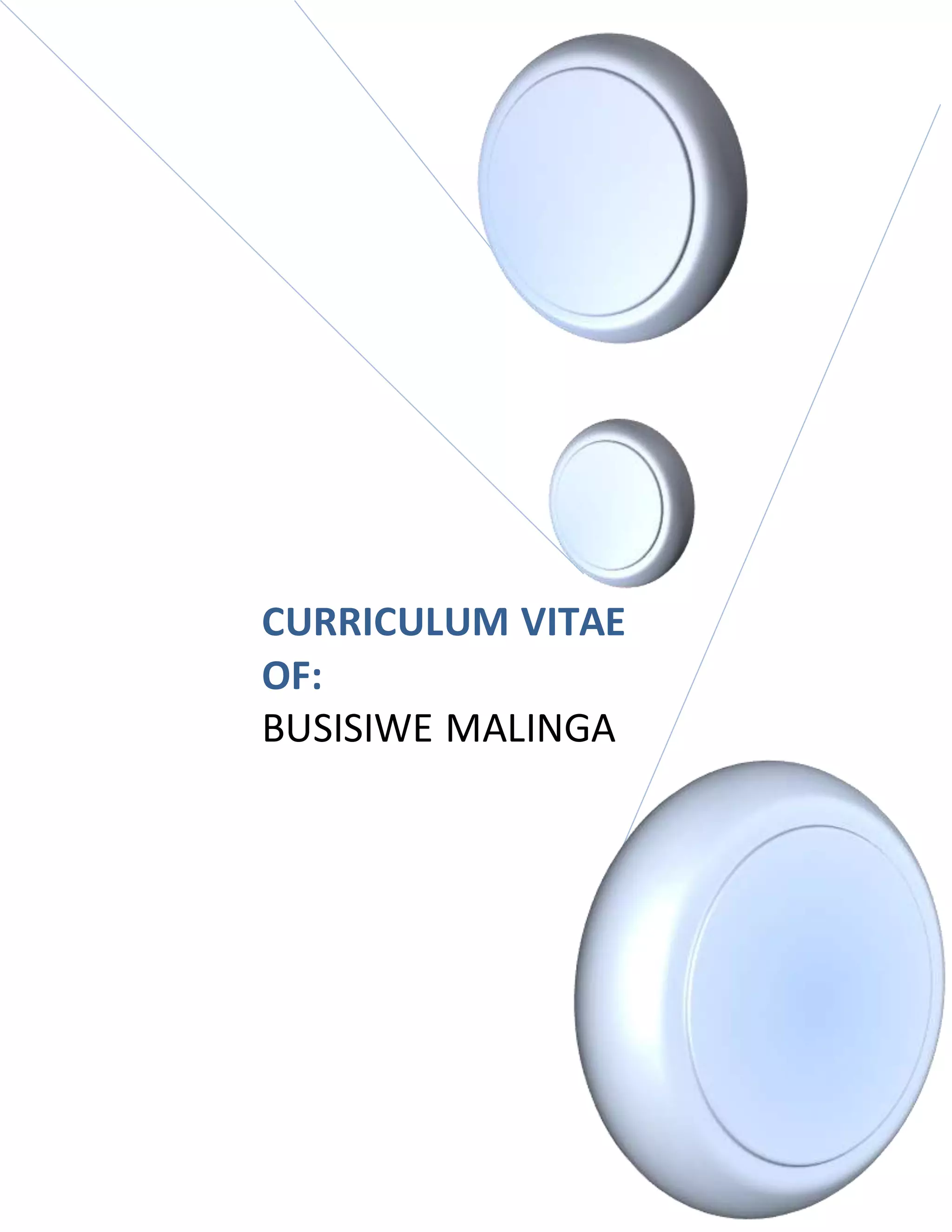 CURRICULUM VITAE OF BUSISIWE DC | DOCX