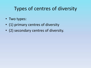 01 centers of diversity | PDF