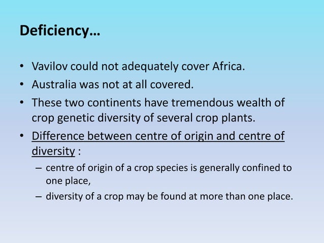 01 centers of diversity | PDF | South America Travel | Travel Locations