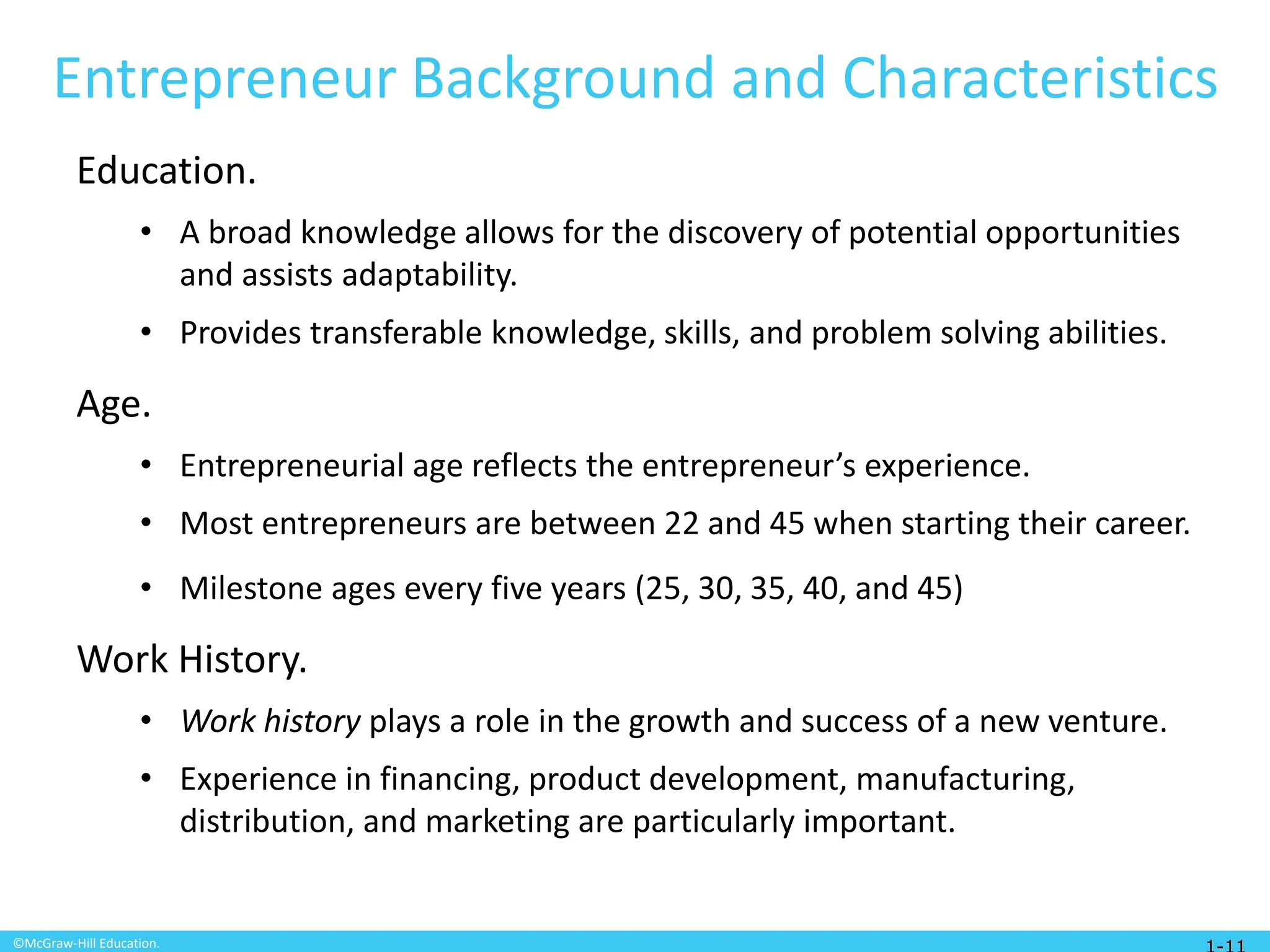 Mc Graw Hill Education Part 1 The Entrepreneurial Perspective | PPT