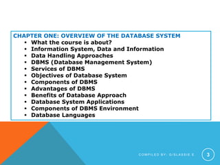 01 CHAPTER ONE PART I - OVERVIEW OF THE DATABASE SYSTEM.pptx