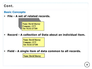 01 CHAPTER ONE PART I - OVERVIEW OF THE DATABASE SYSTEM.pptx