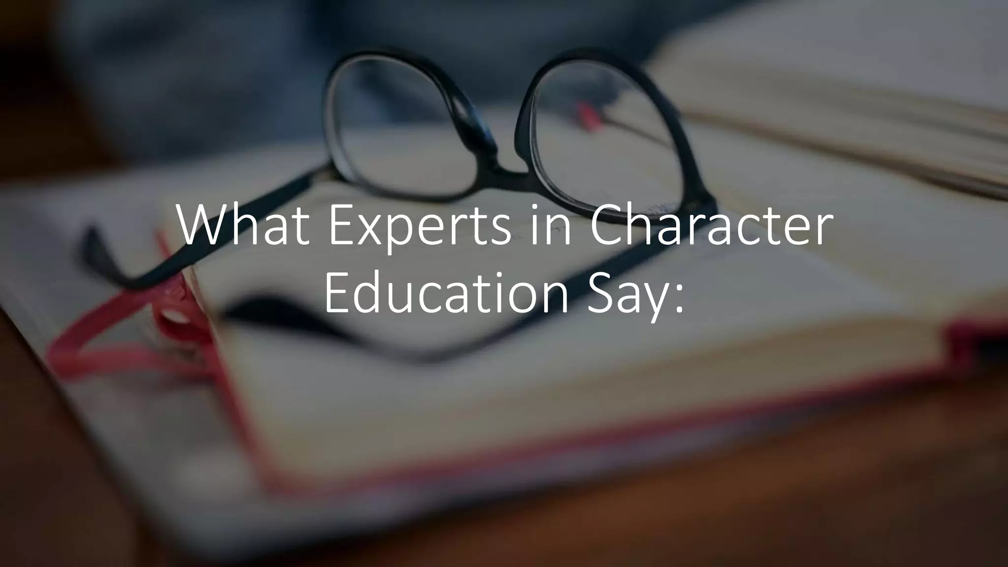 Character Education Through Literature: Teaching Techniques Using ...
