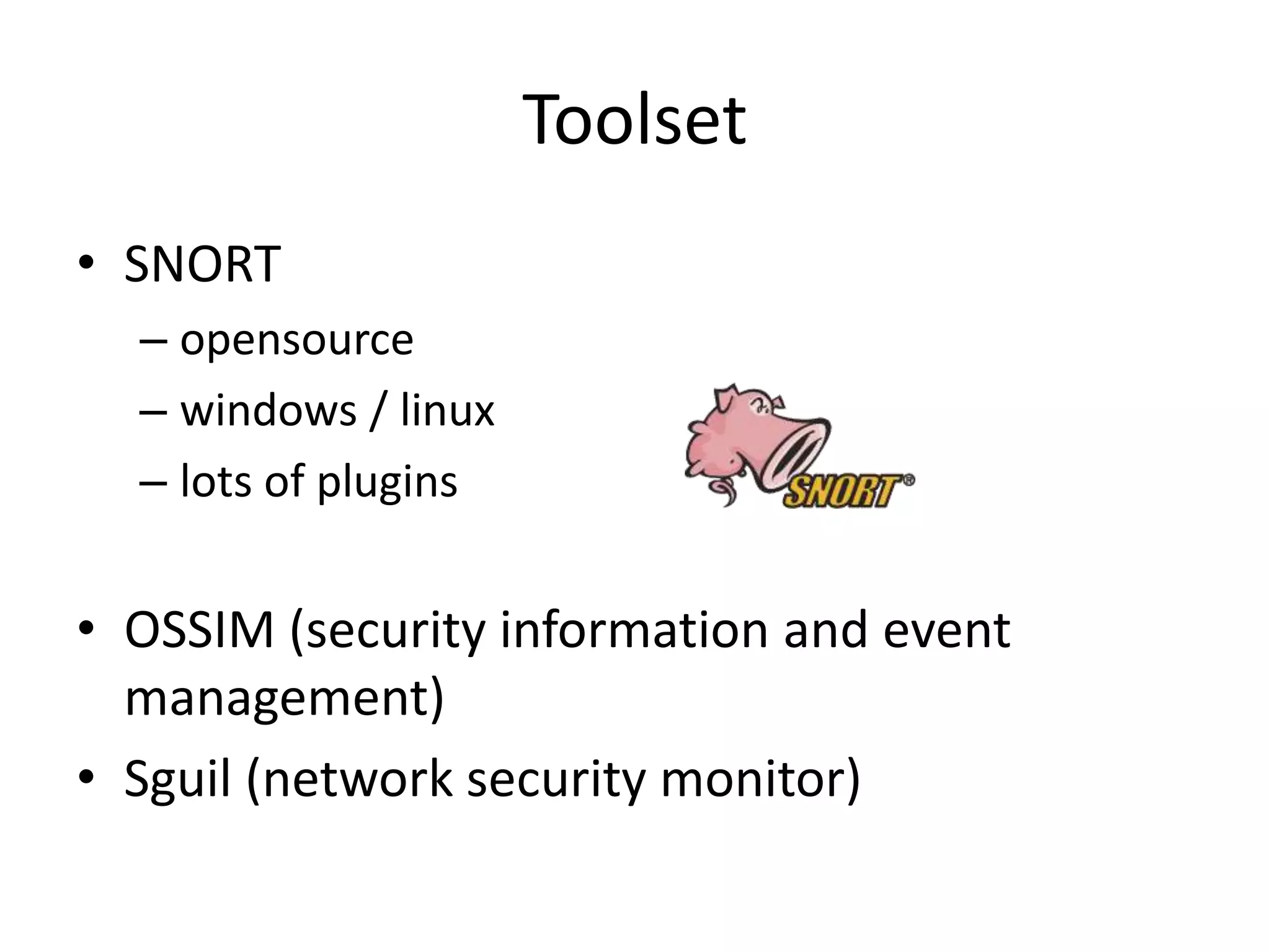Network Intrusion Detection Systems #1 | PPTX