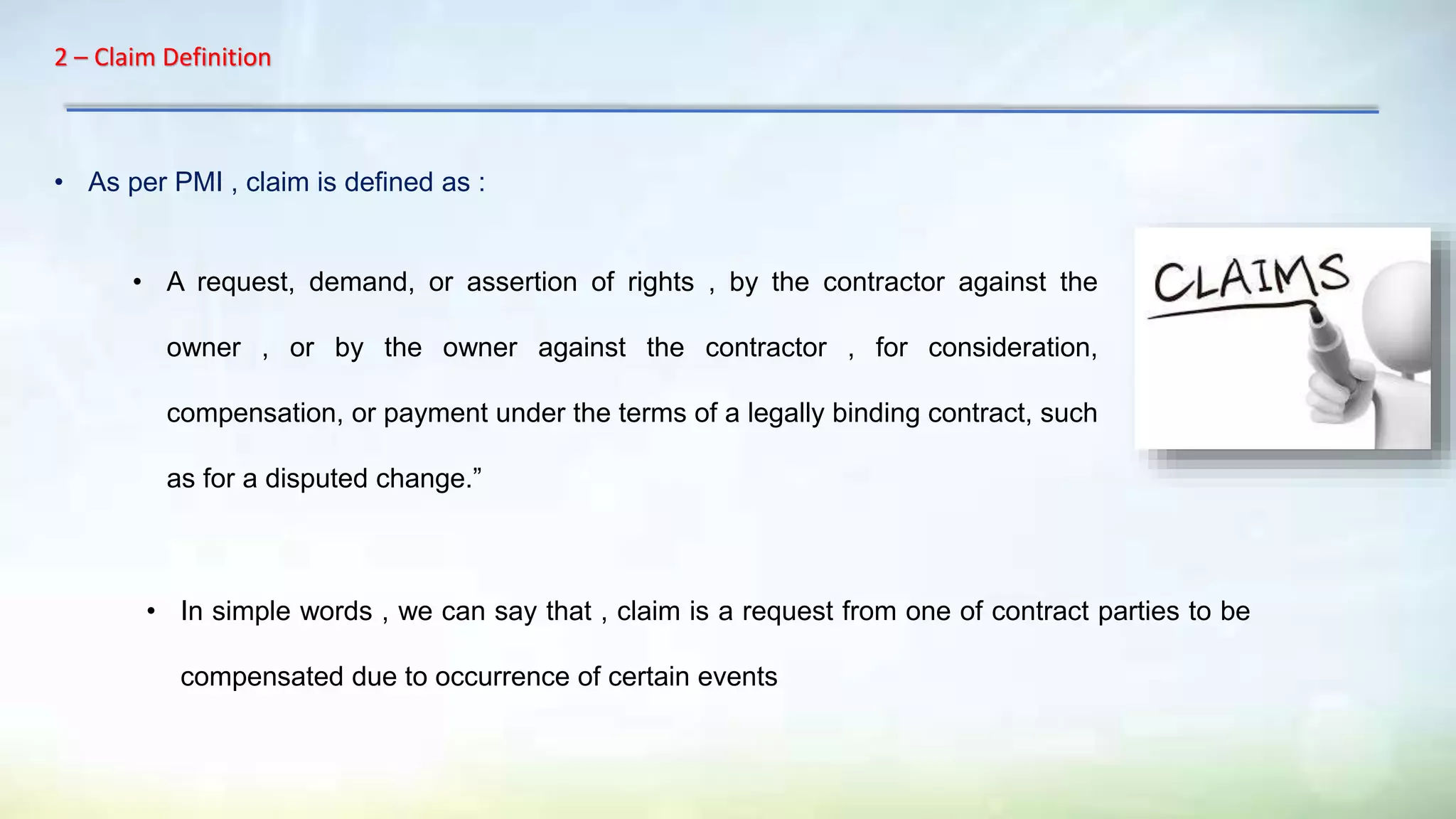 claims management framework | PPTX