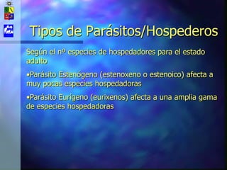 tipos de parasitos y hospederos | PDF