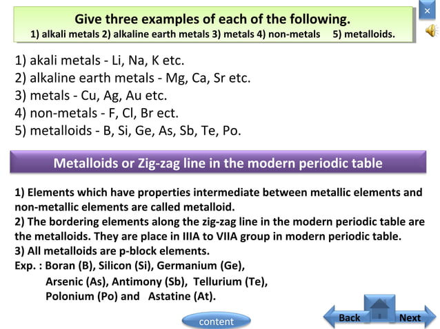 01 clasification of element | PPT