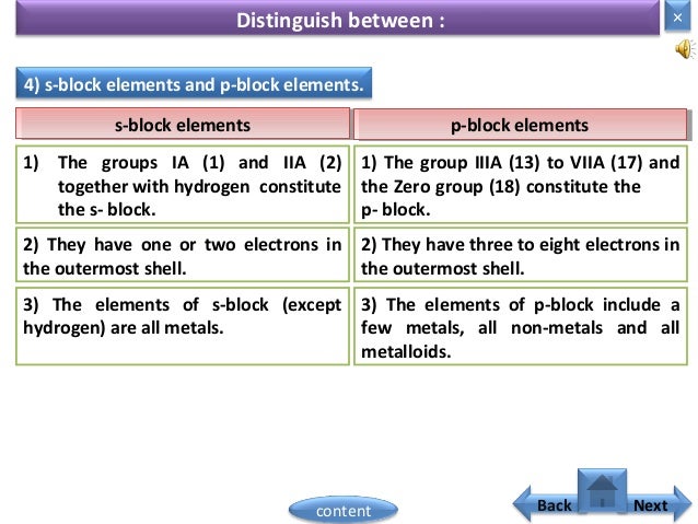 01 clasification of element