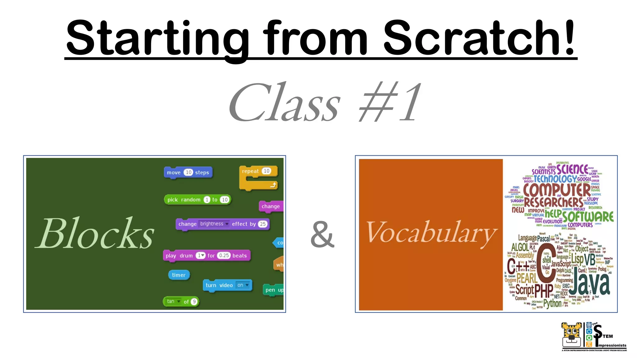 Class #1: Blocks and Vocabulary | PDF
